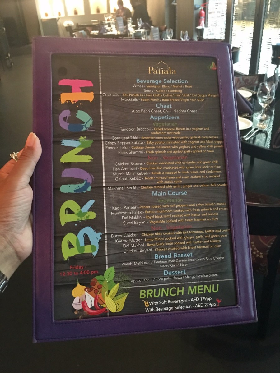 Patiala Restaurant at Souk Al Bahar launches a New Friday Brunch ...
