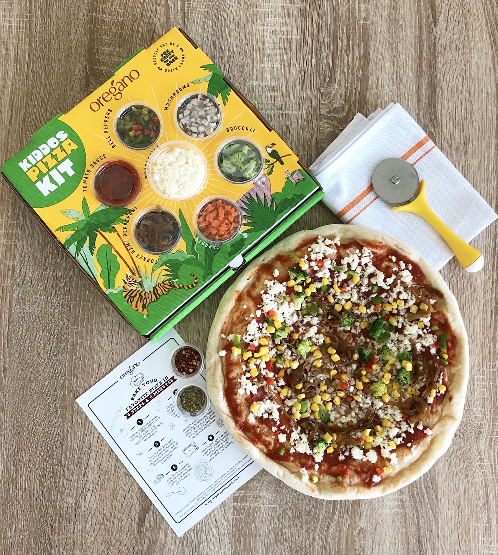 Adults and Kids Pizza Kit from Oregano Restaurant – megsblogged.com